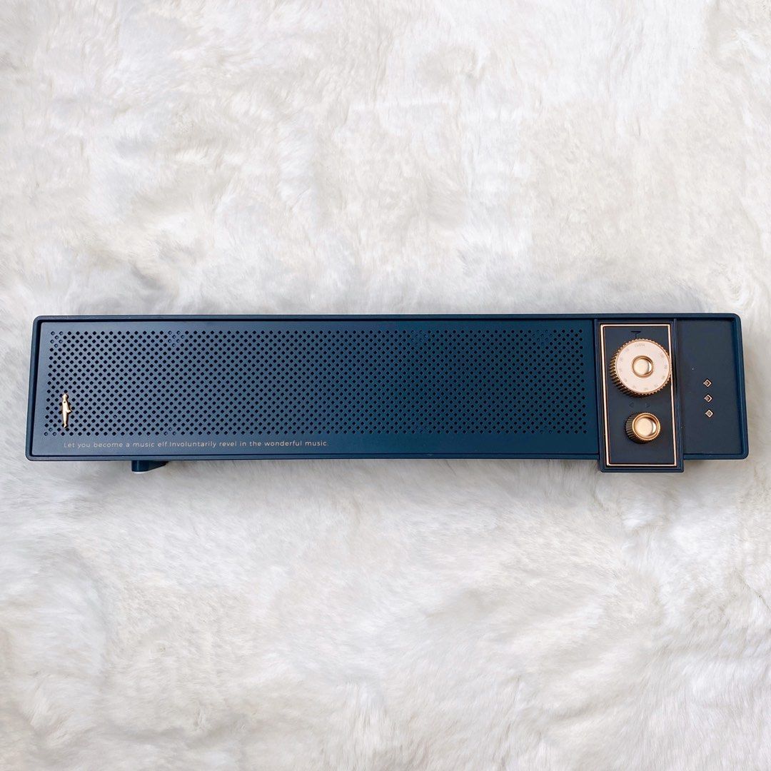 Retro Soundbar | Vintage Bluetooth Speaker Wireless Music Record Player ...