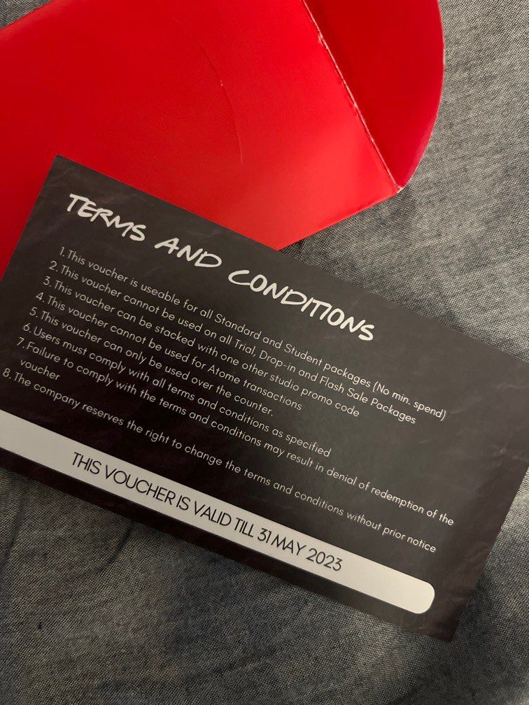 Revolution Spin Class Voucher, Tickets & Vouchers, Vouchers on Carousell