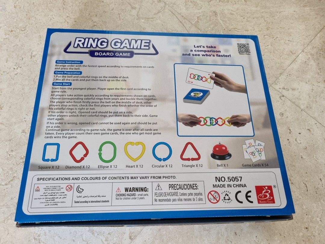 Ring game for free, Hobbies & Toys, Toys & Games on Carousell