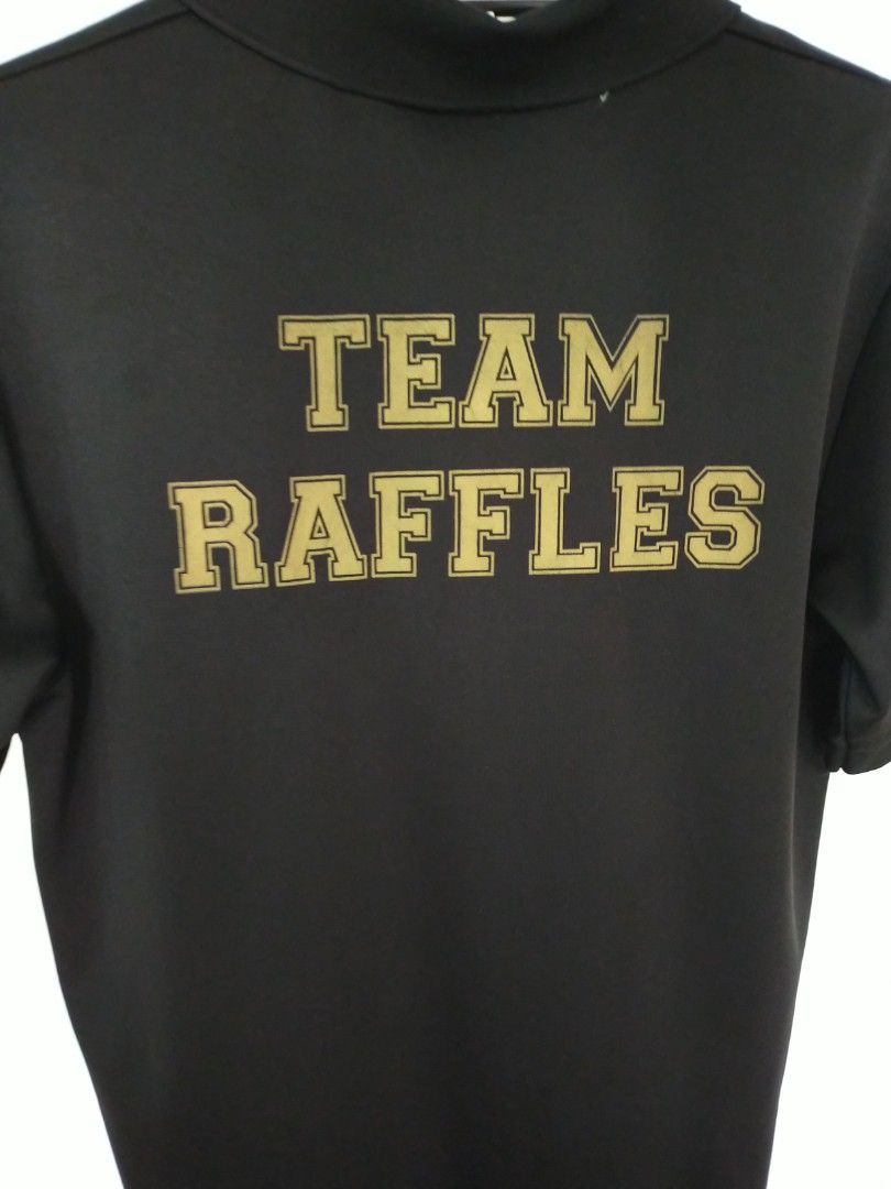 RJC Raffles Institution Black Polo Tee, Men's Fashion, Tops & Sets ...