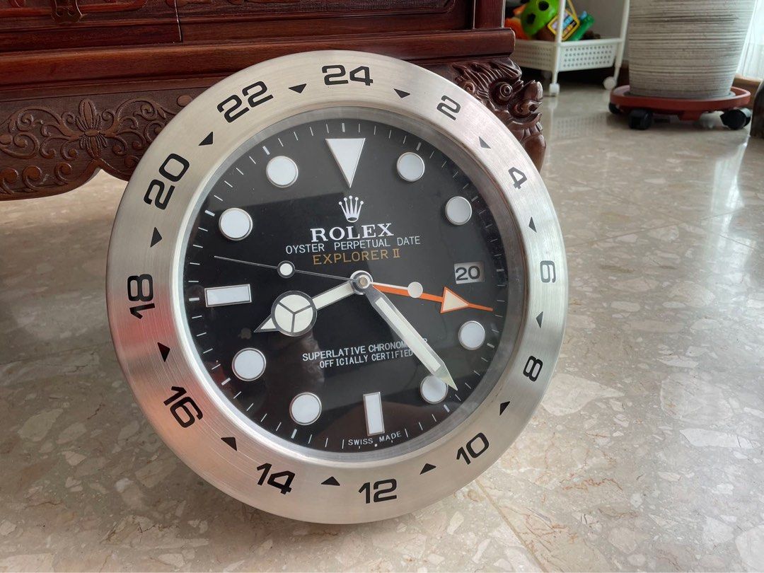 Rolex clock, Luxury, Watches on Carousell