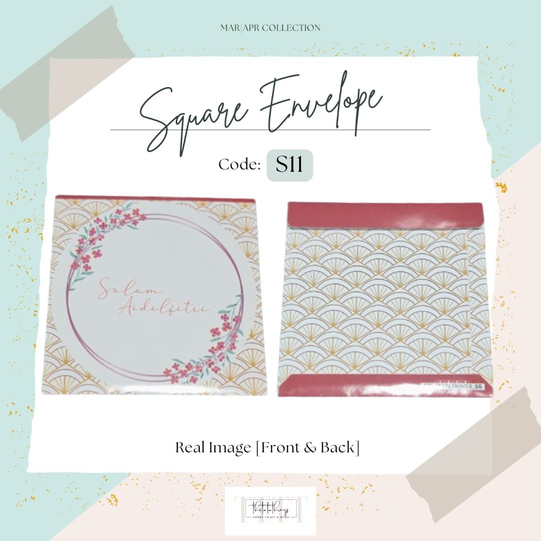 Sampul Raya (Money Envelope) 2023 - Square Part 3, Hobbies & Toys ...