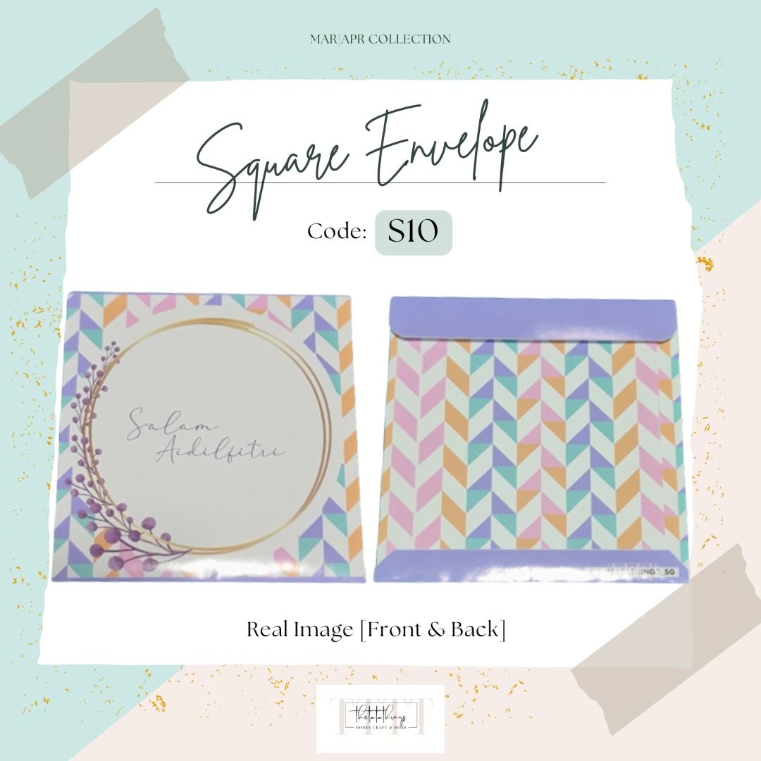 Sampul Raya (Money Envelope) 2023 - Square Part 3, Hobbies & Toys ...