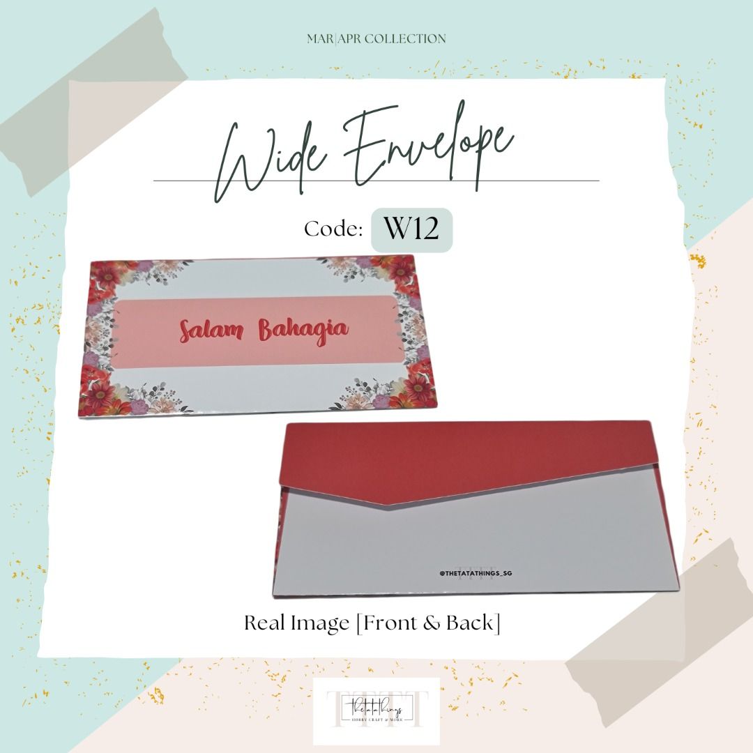 Sampul Raya (Money Envelope) 2023 - Wide Part 3, Hobbies & Toys ...