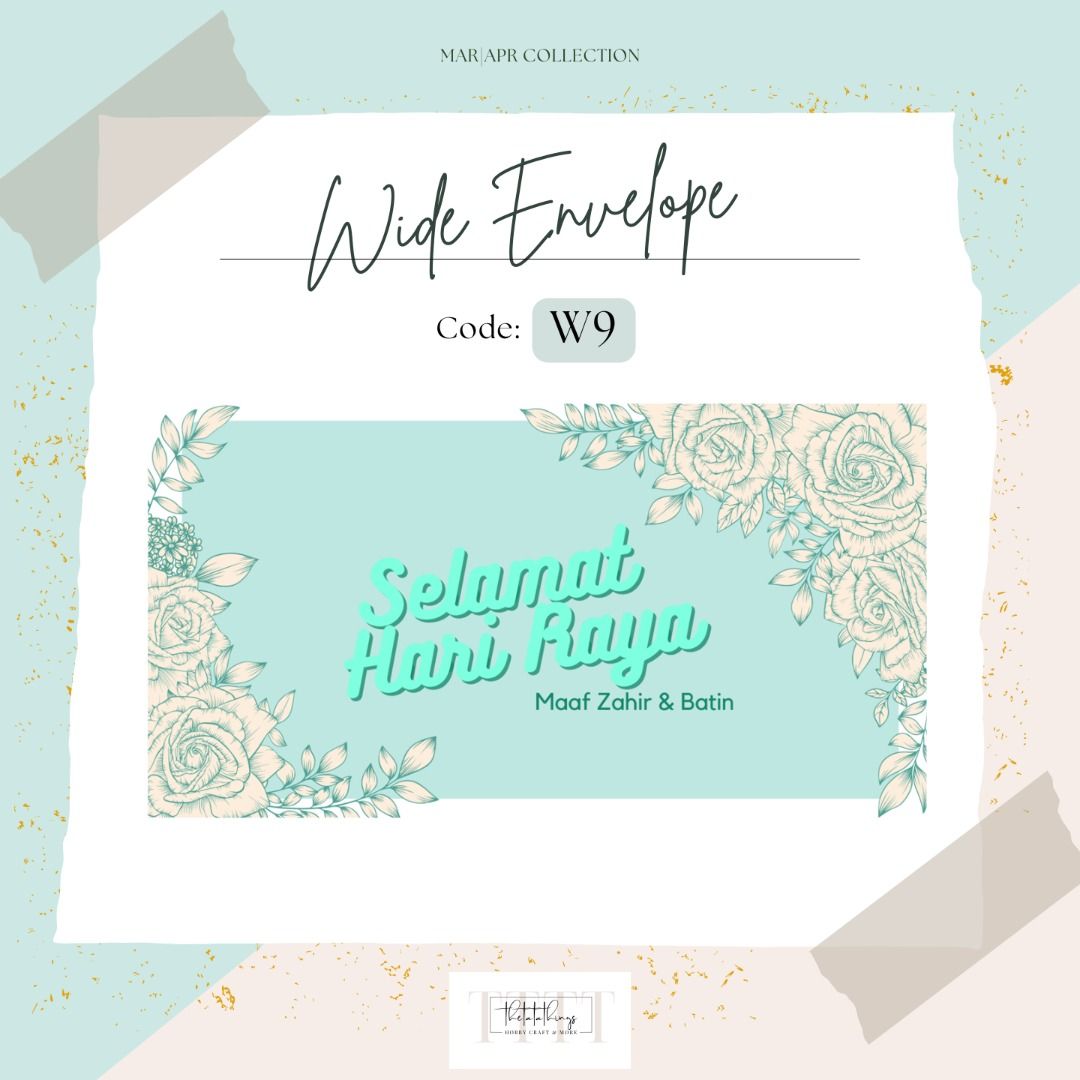 Sampul Raya (Money Envelope) 2023 - Wide Part 3, Hobbies & Toys ...