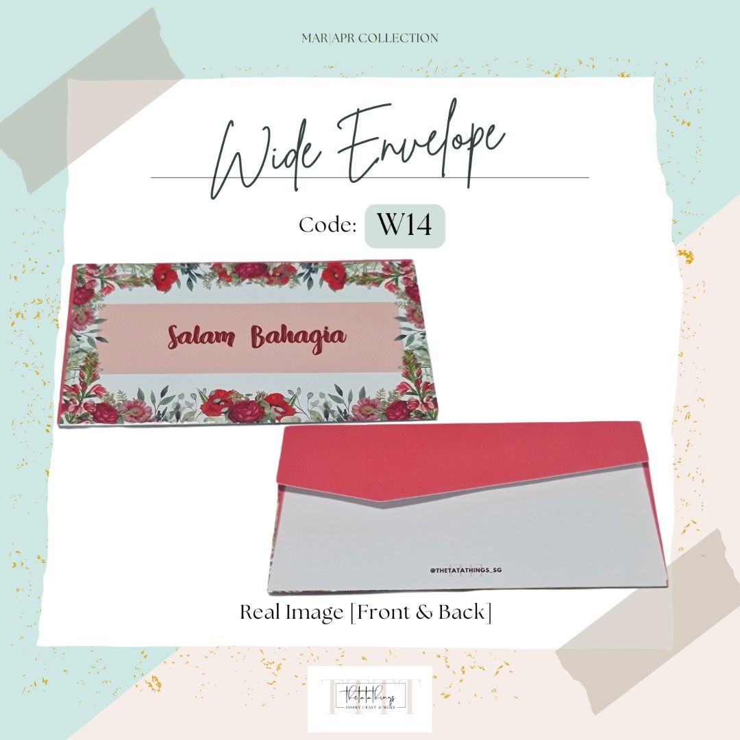 Sampul Raya (Money Envelope) 2023 - Wide Part 4, Hobbies & Toys ...
