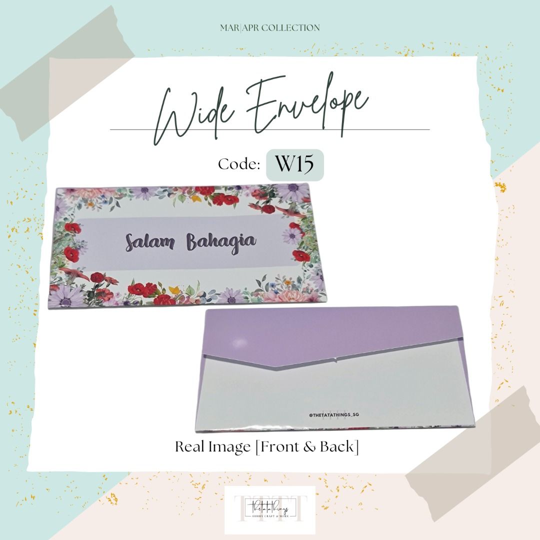 Sampul Raya (Money Envelope) 2023 - Wide Part 4, Hobbies & Toys ...