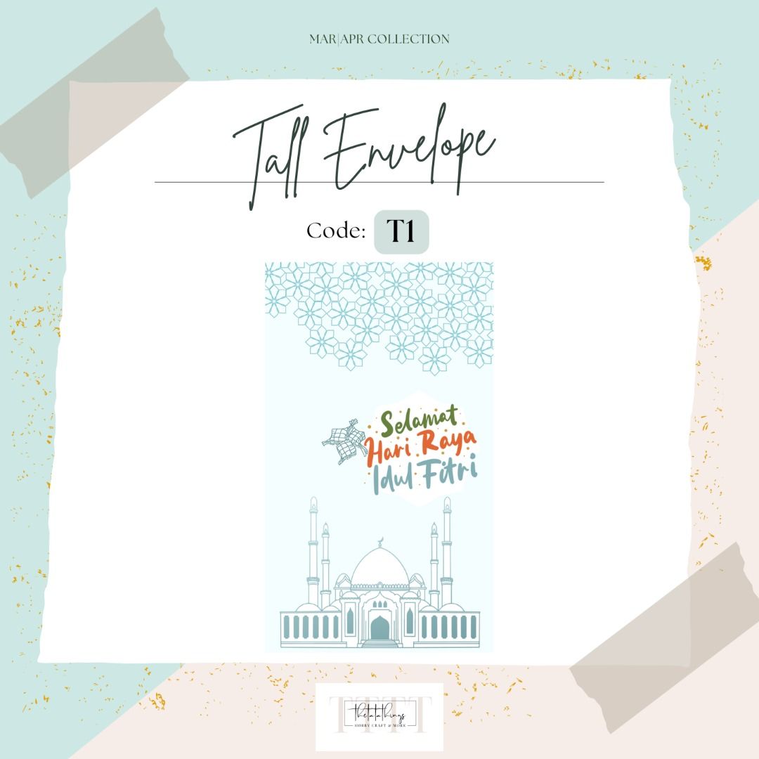 Sampul Raya (Money Envelope) 2023 - Tall Part 1, Hobbies & Toys ...