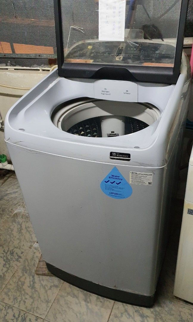Samsung 12kg top load washing machine WA12R5260BG/SP under warranty ...