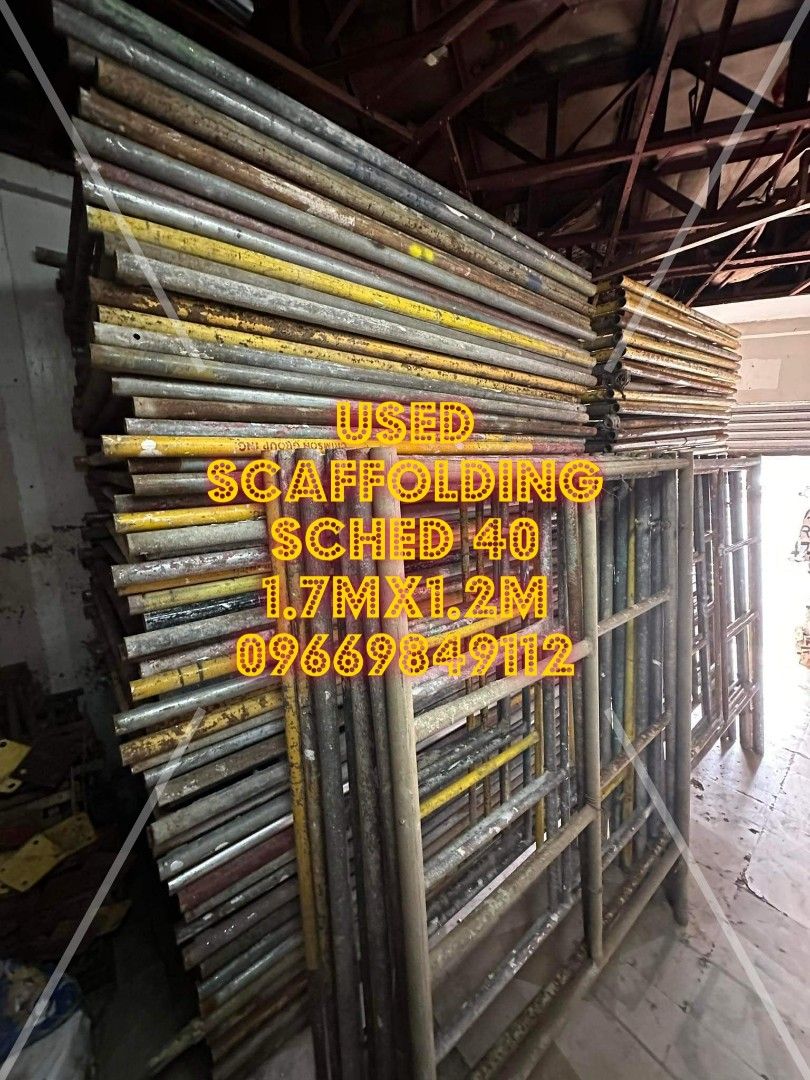 Secondhand Scaffolding Catwalk Basejack Uhead Swivel clamp Shoring Jack ...