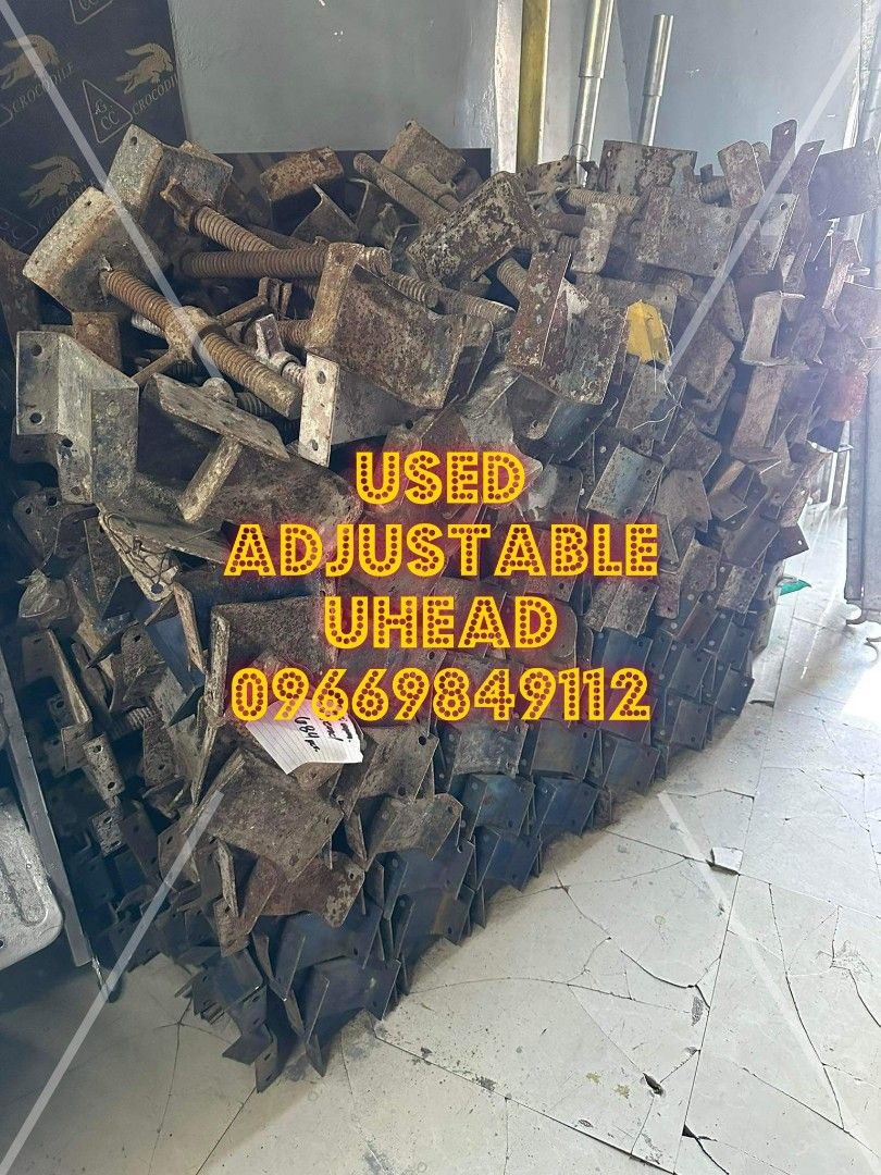 Secondhand Scaffolding Catwalk Basejack Uhead Swivel clamp Shoring Jack ...