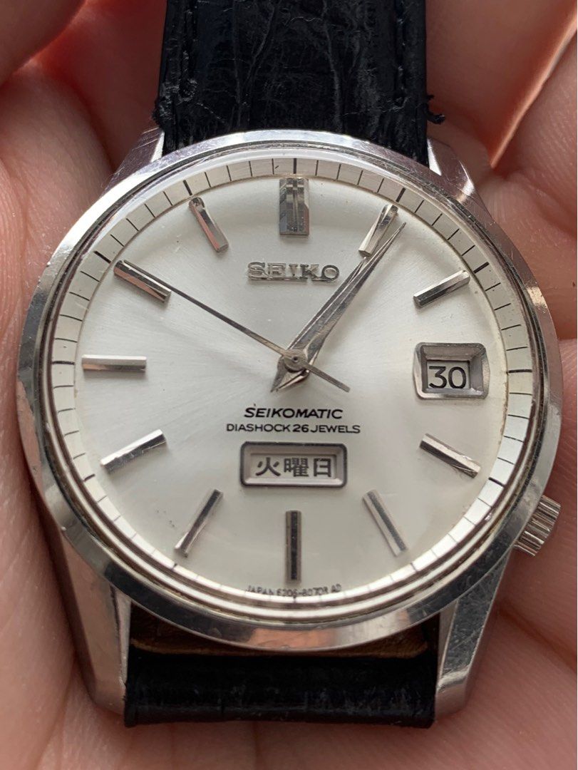 Seiko Seikomatic Weekdater 6206-8040 1966, Luxury, Watches on Carousell