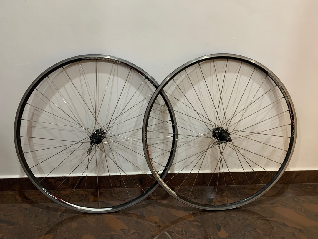 Set of road bike wheels - rim brake, Sports Equipment, Bicycles & Parts ...