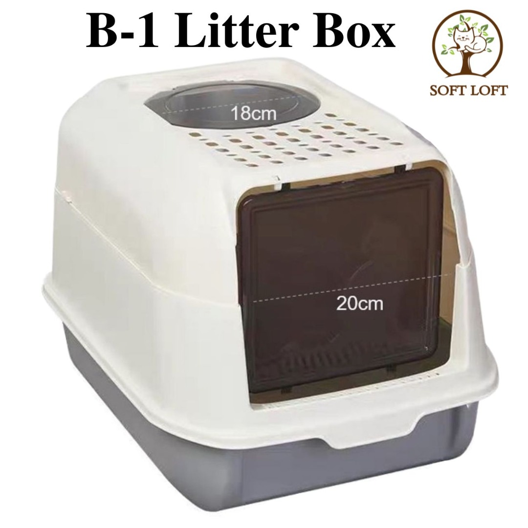 [SG INSTOCK] B-1 Litter Box Cat Litter Box/ Pet Extra Large Liter Box ...