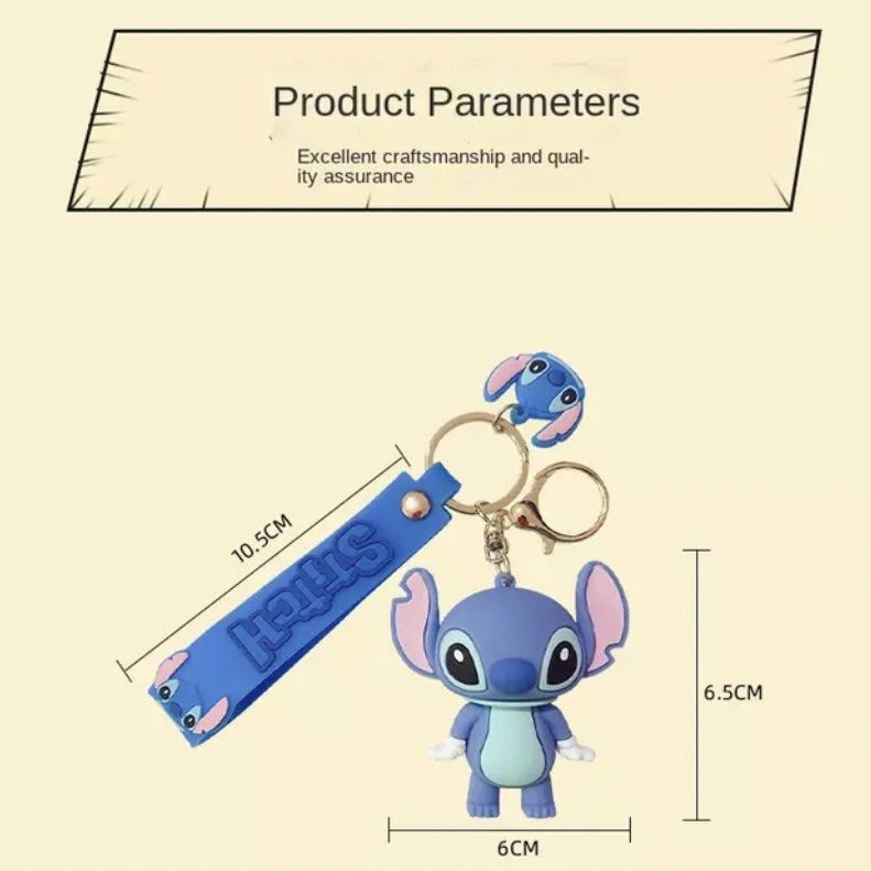 [SG Stock] Disney Cartoon Keychain Keyring (Mickey Minnie Donald Daisy ...