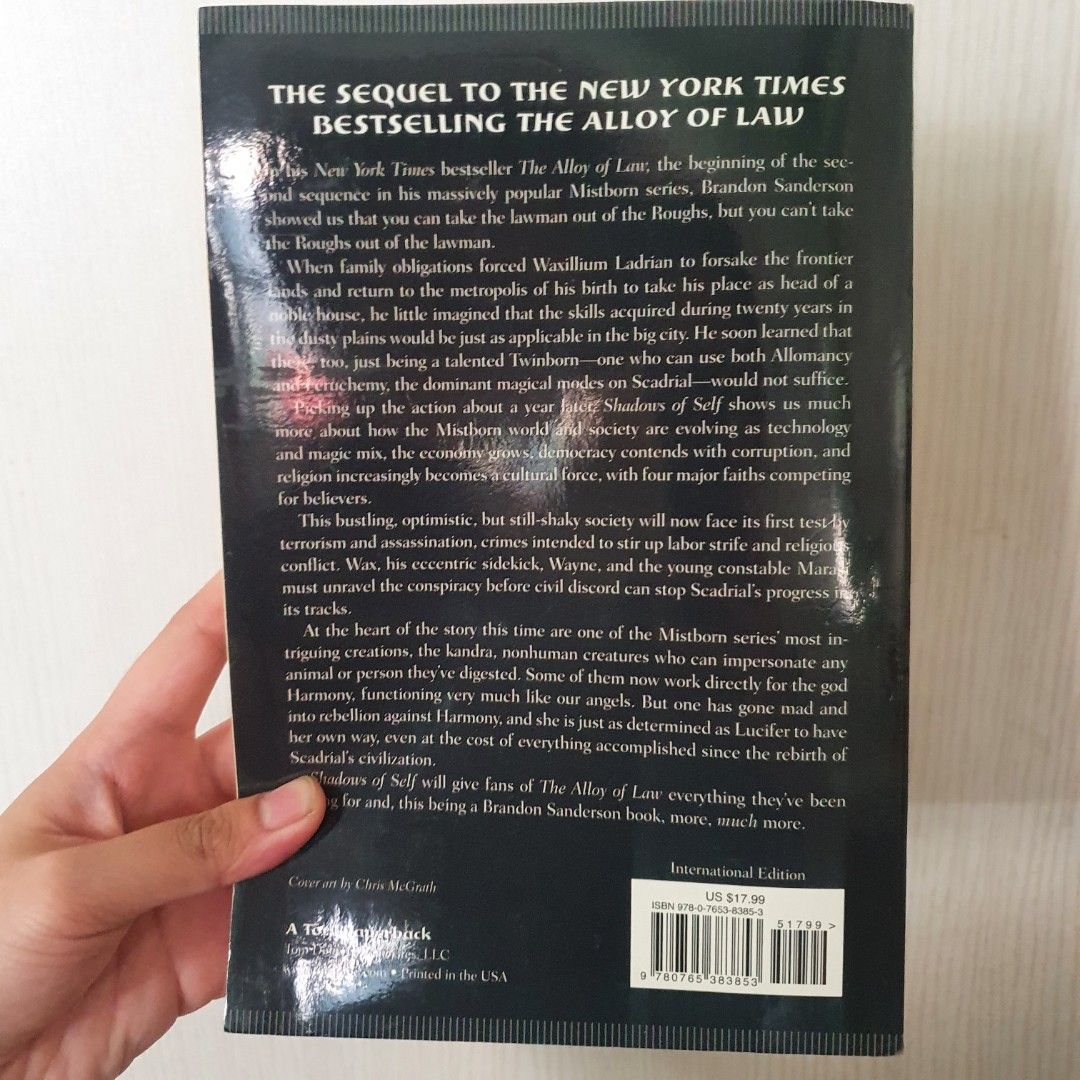 Shadows of Self by Brandon Sanderson A Mistborn Novel TPB, Hobbies ...