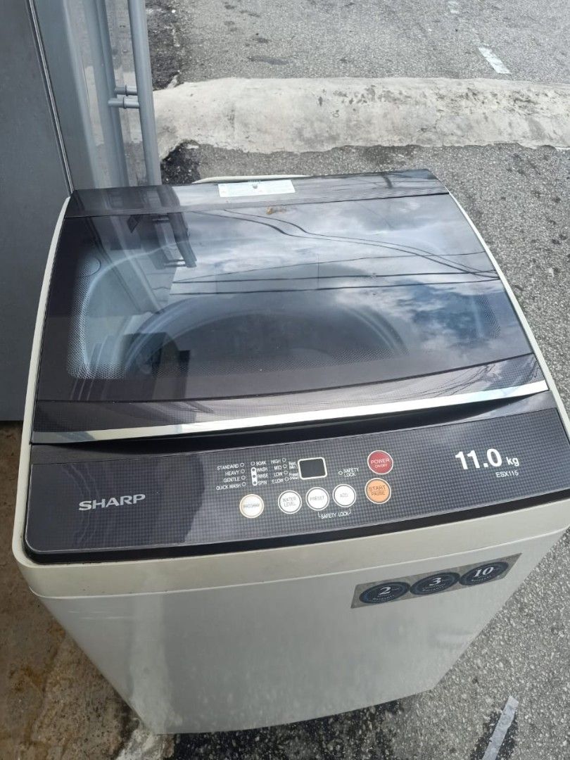 Sharp 11kg washing machine, TV & Home Appliances, Washing Machines and ...