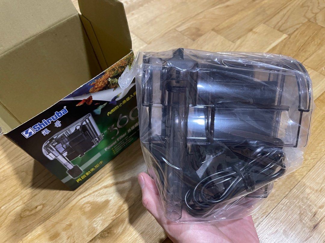 Shiruba PF-360 Aquarium HOB Power Filter, Pet Supplies, Homes & Other ...