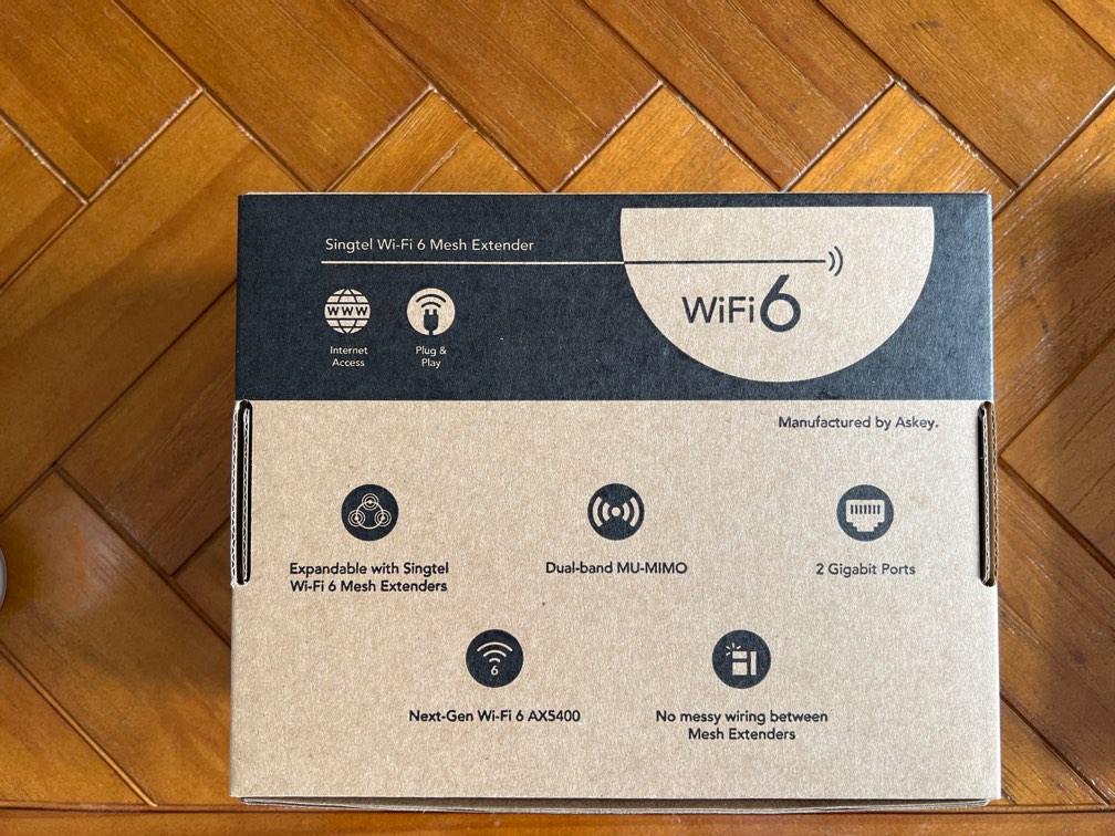 Singtel wifi-6 mesh extender, Computers & Tech, Parts & Accessories ...