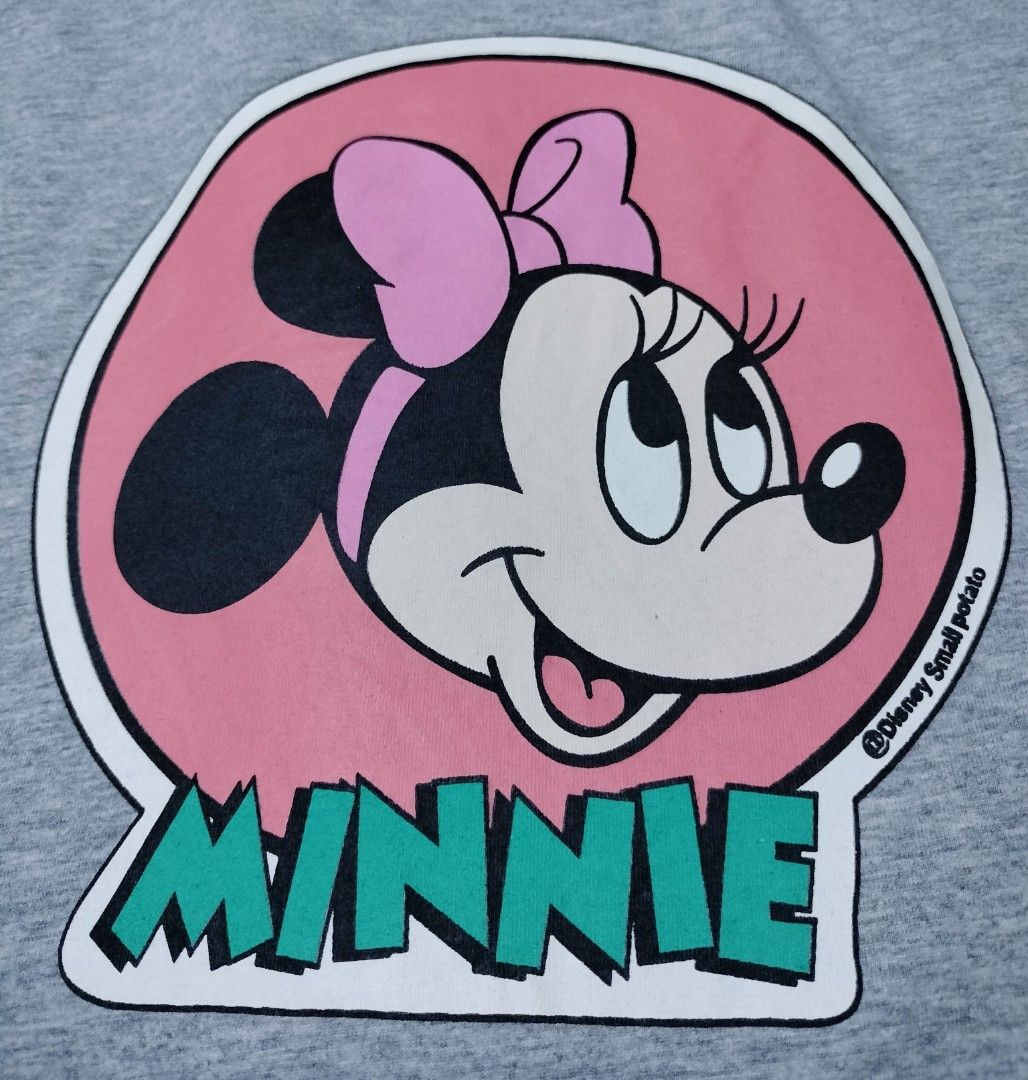 Sky's River Disney Minnie Mouse Grey Top on Carousell
