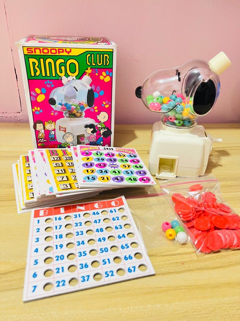 SNOOPY BINGO CLUB, Hobbies & Toys, Toys & Games on Carousell