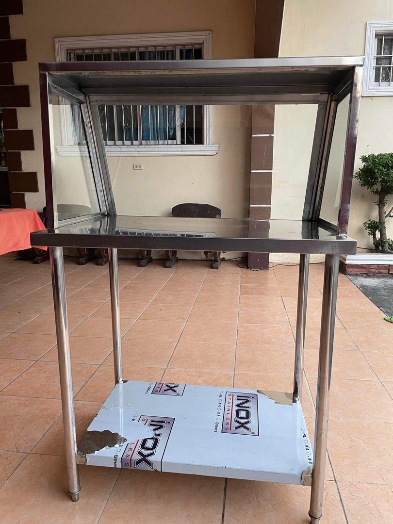 Stainless display, Furniture & Home Living, Furniture, Shelves ...