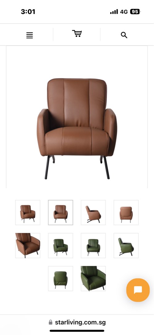 Star Living Mondi Heather Armchair, Furniture & Home Living, Furniture ...