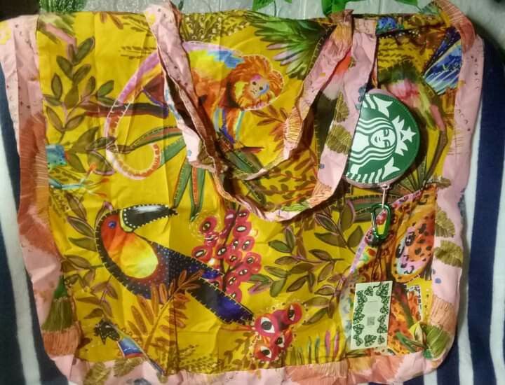 Starbucks Farm Rio Jungle Tote Bag / Eco Bag, Women's Fashion, Bags ...