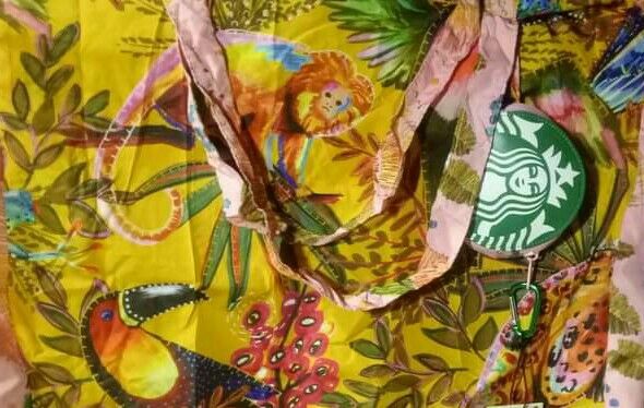 Starbucks Farm Rio Jungle Tote Bag / Eco Bag, Women's Fashion, Bags ...