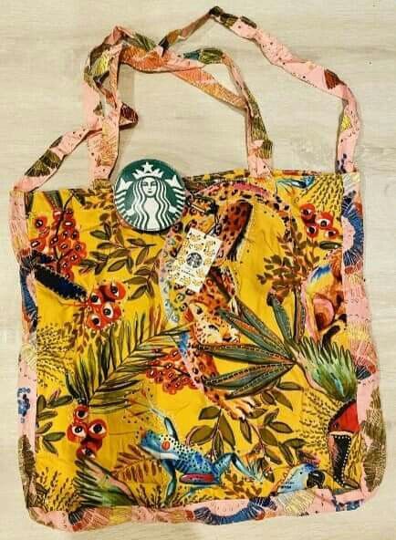 Starbucks Farm Rio Jungle Tote Bag / Eco Bag, Women's Fashion, Bags ...