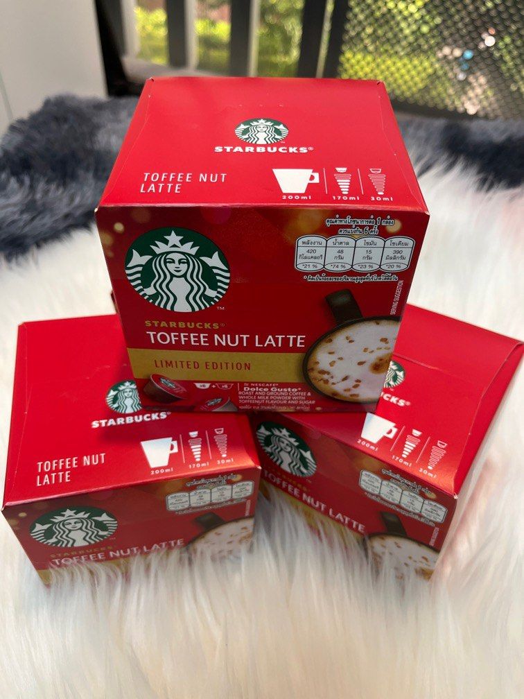 Starbucks Toffee Nut capsule, Food & Drinks, Beverages on Carousell