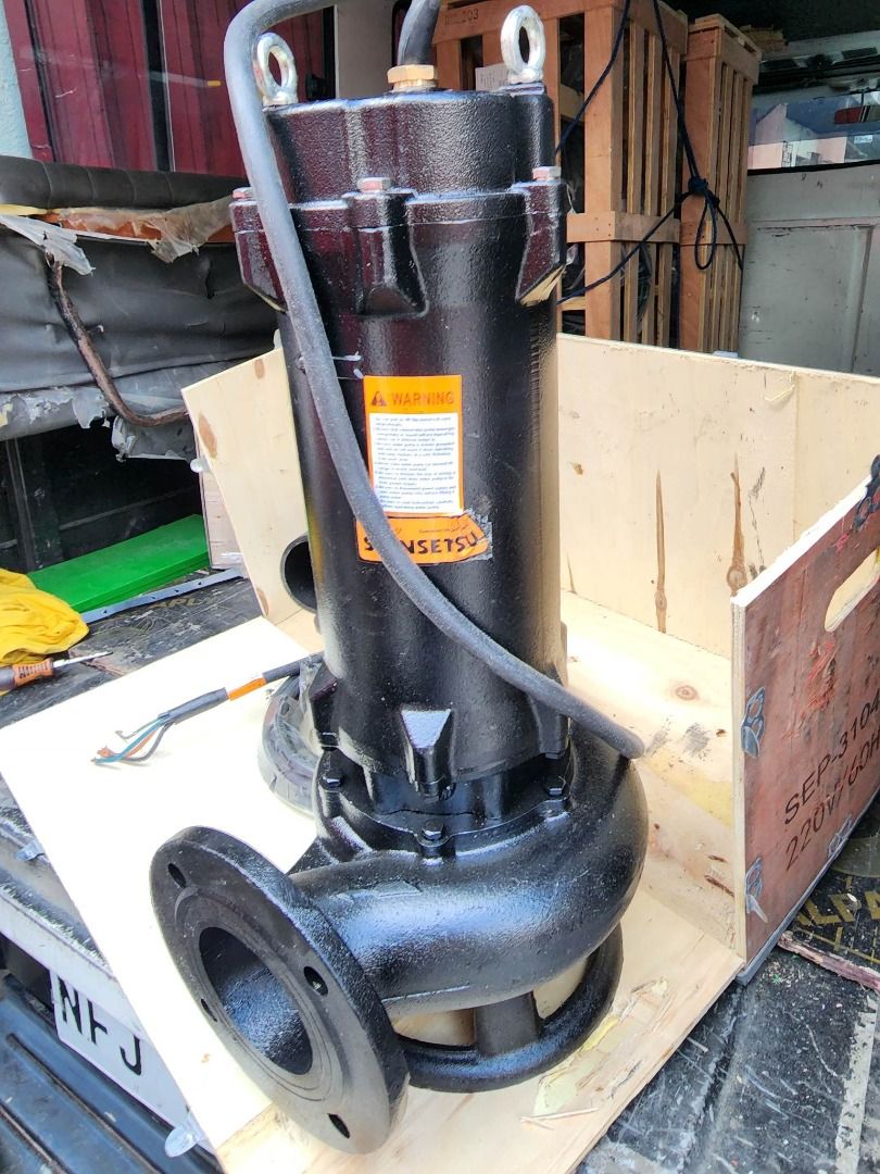 Submersible Pump (Grinder Type), Commercial & Industrial, Industrial ...