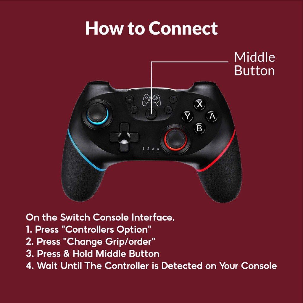 Switch Wireless Pro Controller, Video Gaming, Gaming Accessories ...