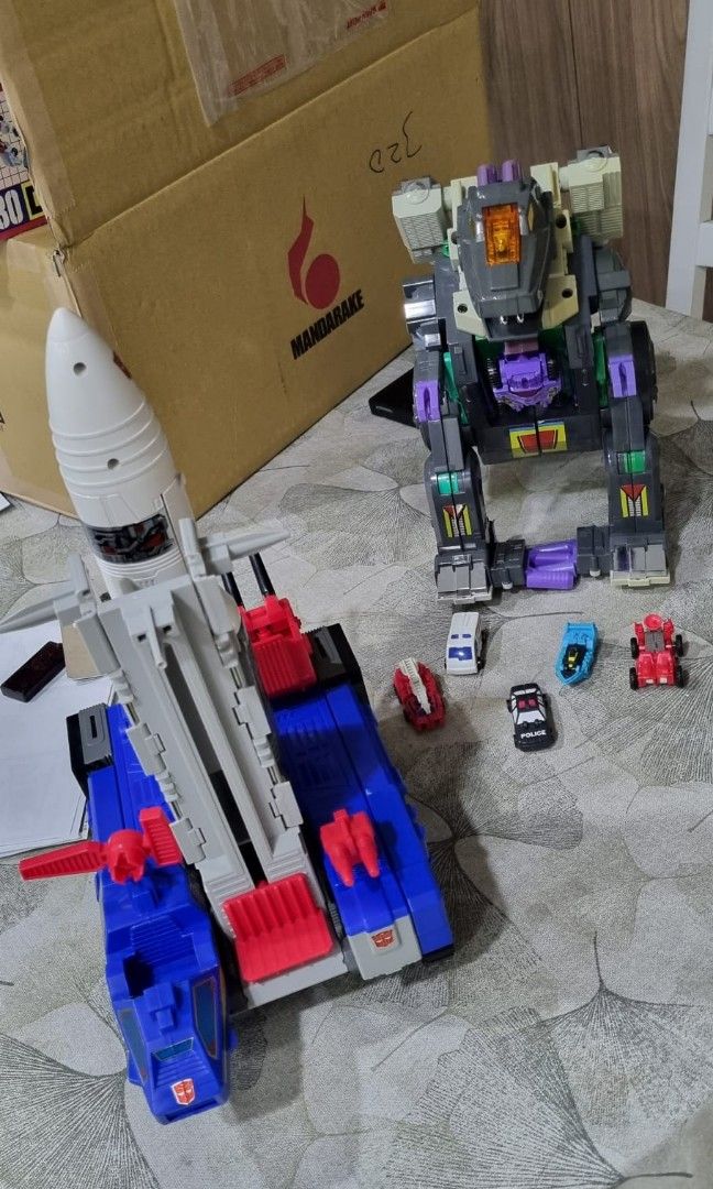 Takara G1 Vintage Transformer Victory Rocket Base and Dinosaurer, Hobbies & Toys, Toys & Games ...