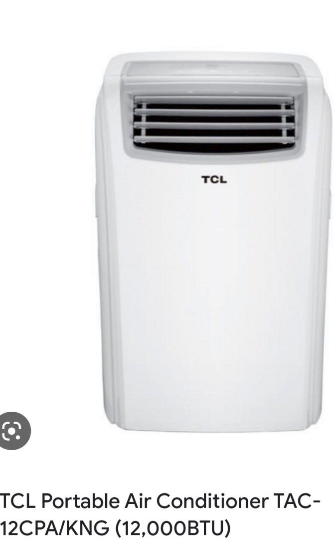 TCL portable air conditioner, TV & Home Appliances, Air Conditioners ...