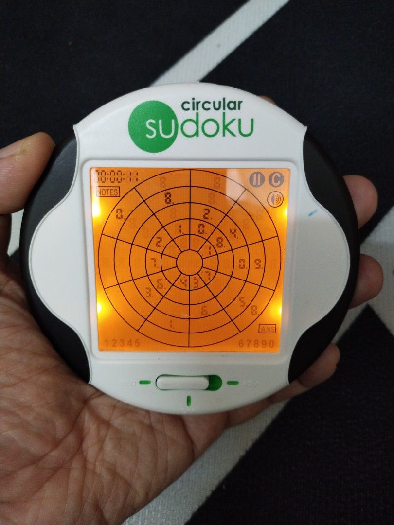 Techno Source Circular Sudoku Handheld Game, Hobbies & Toys, Toys ...