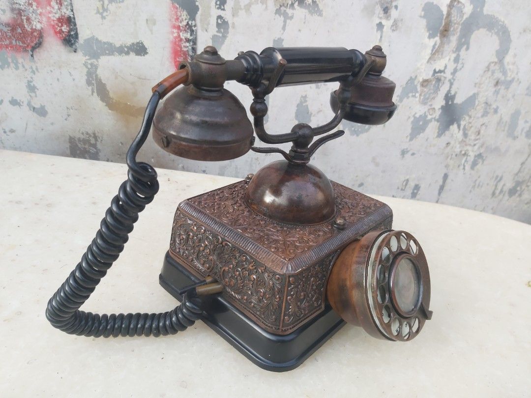 Telepon Putar Antik, Antik, Pajangan di Carousell