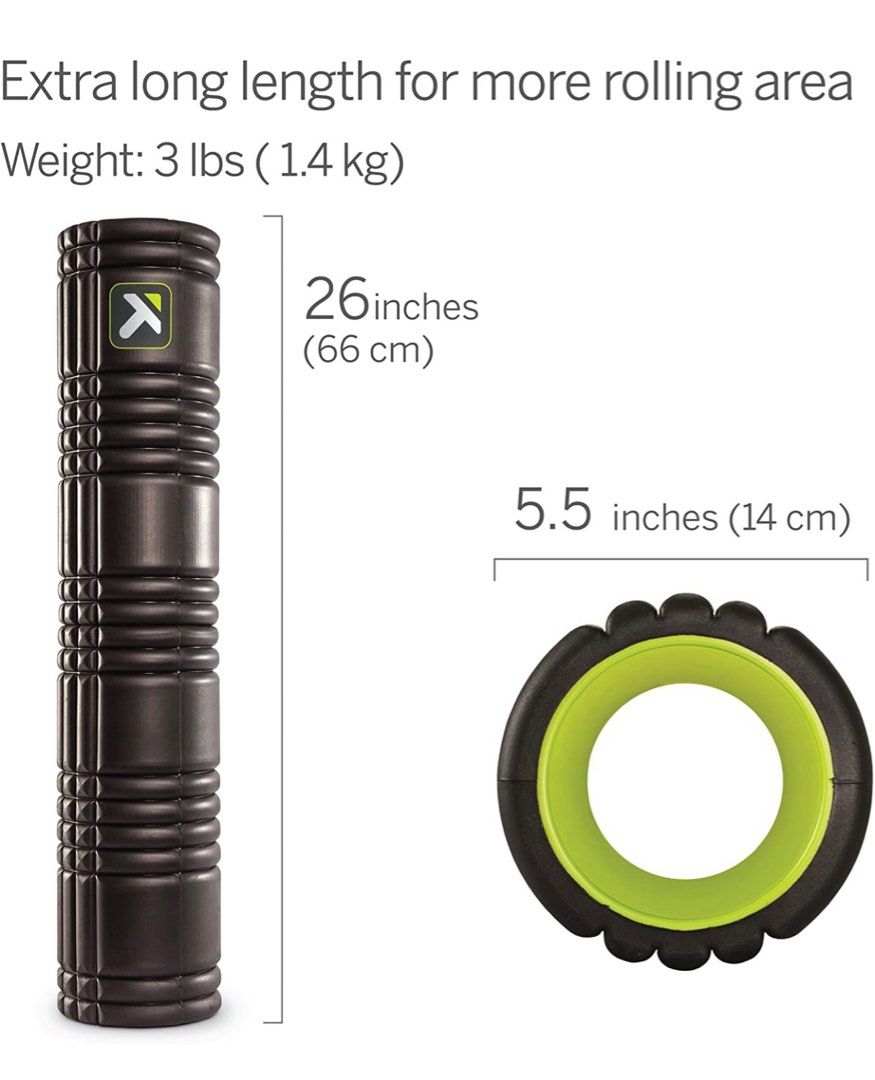 SET - TriggerPoint Grid Foam Roller (4), Health & Nutrition, Massage ...