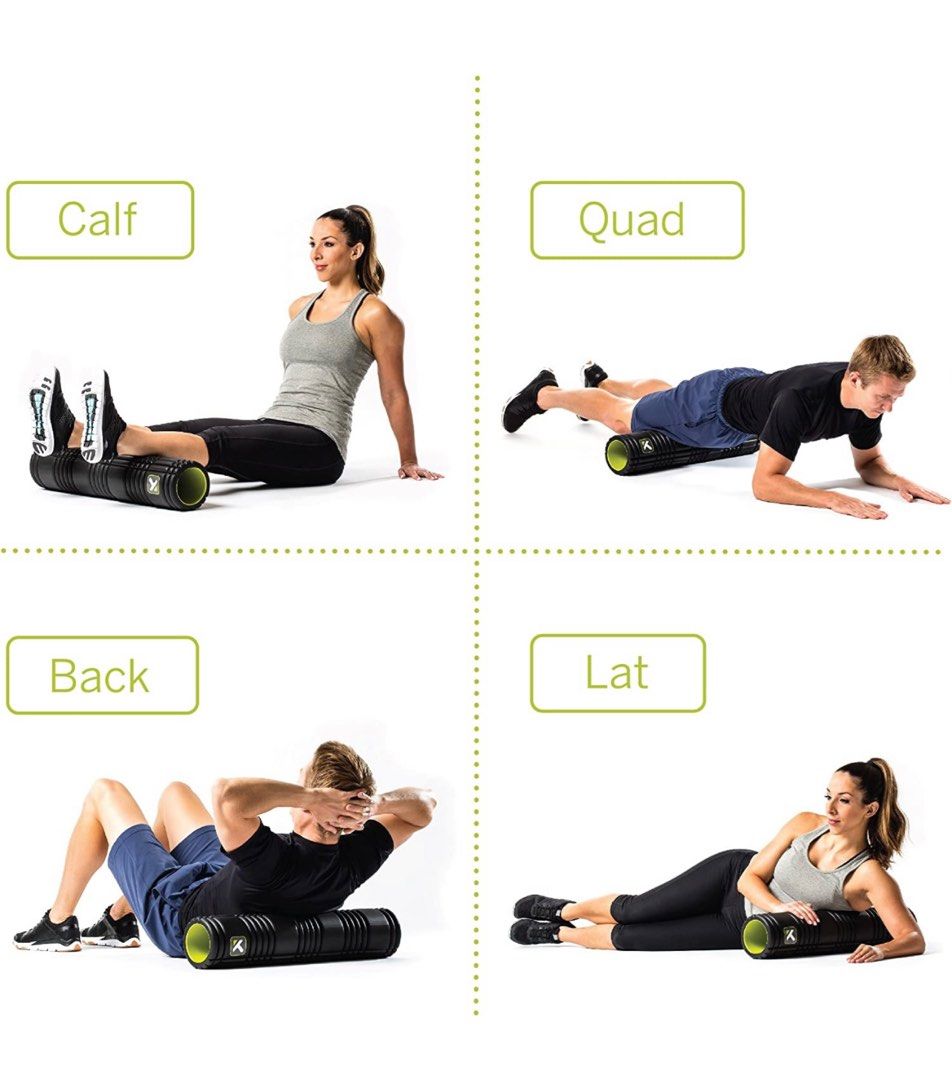 SET - TriggerPoint Grid Foam Roller (4), Health & Nutrition, Massage ...