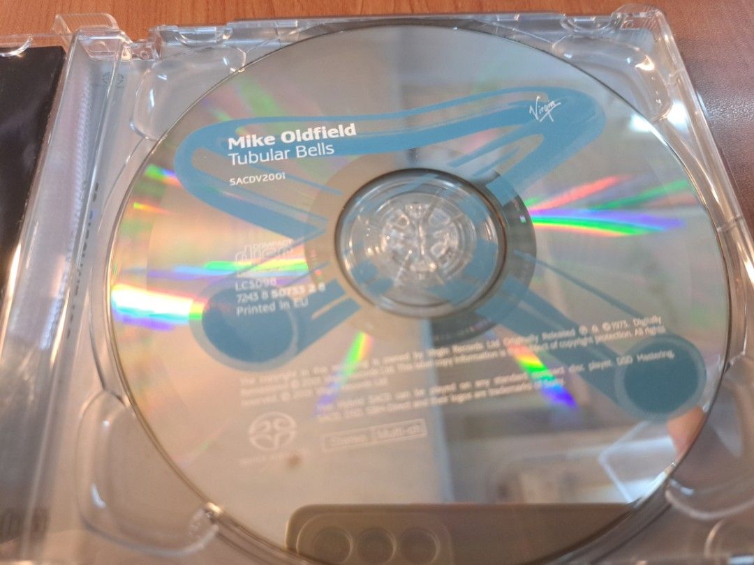 Tubular Bells SACD DSD CD Mike Oldfield 最早期入口外版 Multichannel, 興趣及遊戲, 音樂、樂器 & 配件, 音樂與媒體 - CD 及 ...
