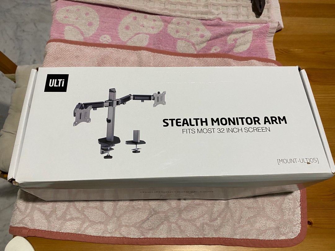 Ulti Dual LCD Monitor Desk Mount Stand Pro, Mobile Phones & Gadgets ...