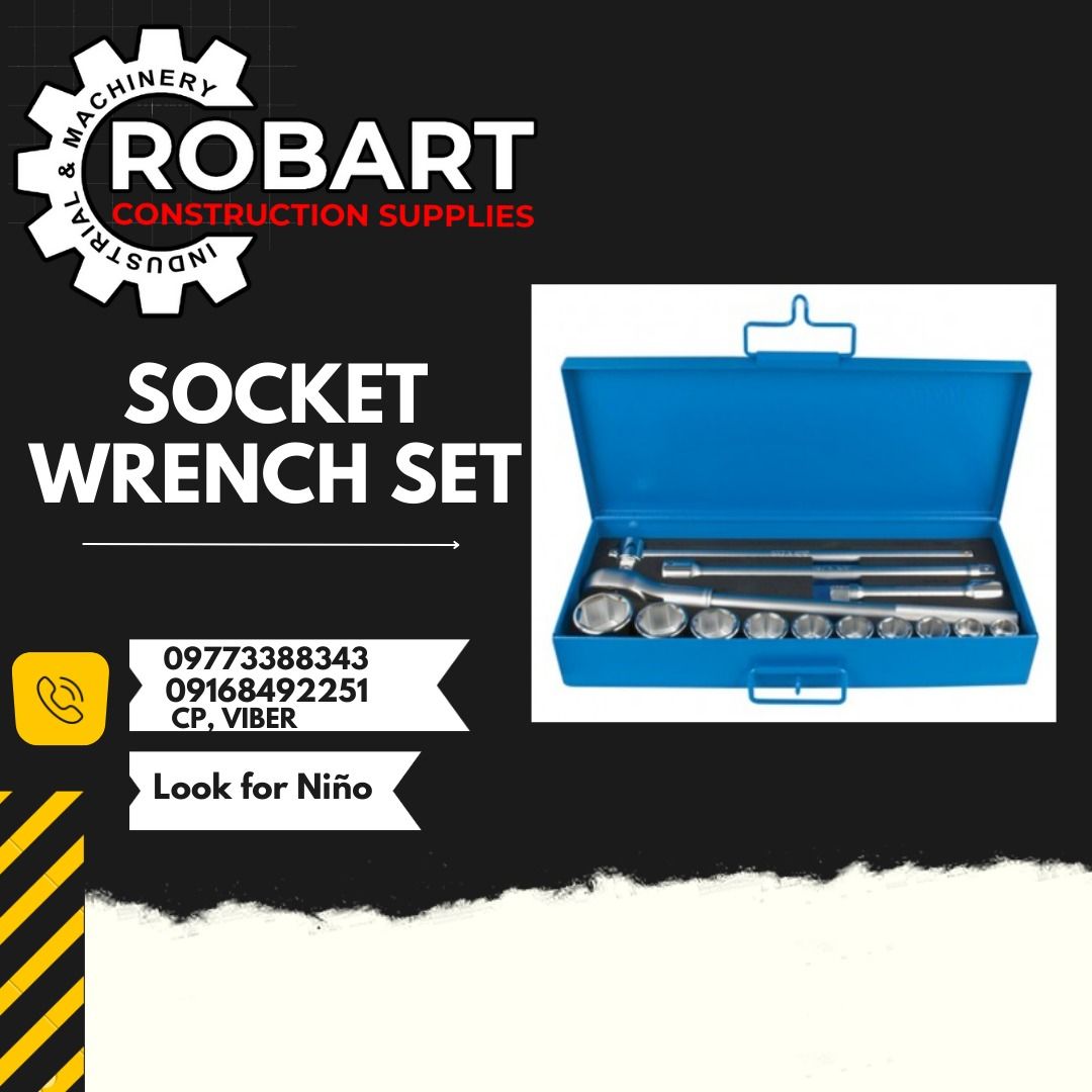 UNIOR SOCKET WRENCH SET 3/4" Square Drive, Commercial & Industrial ...