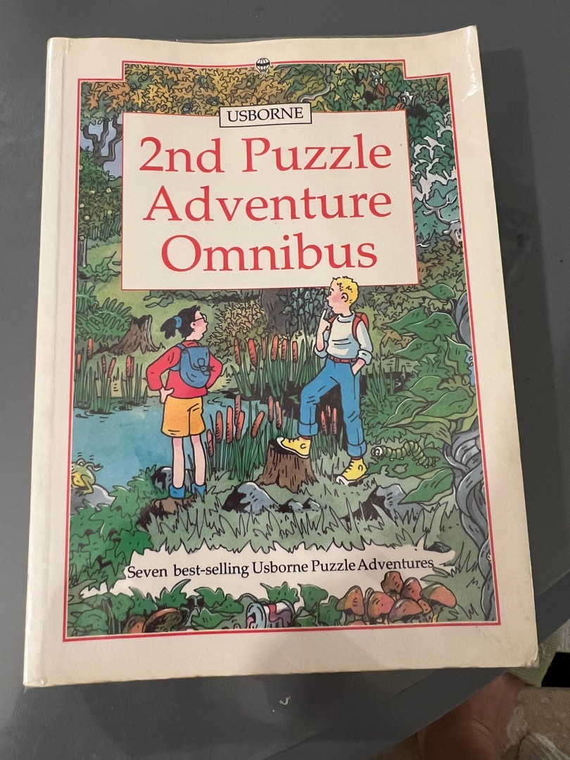 Usborne 2nd Puzzle Adventure Omnibus, Hobbies & Toys, Books & Magazines ...