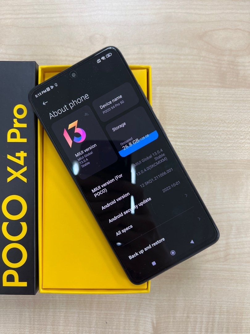 Used Poco X4 Pro 5G, Mobile Phones & Gadgets, Mobile Phones, Android ...