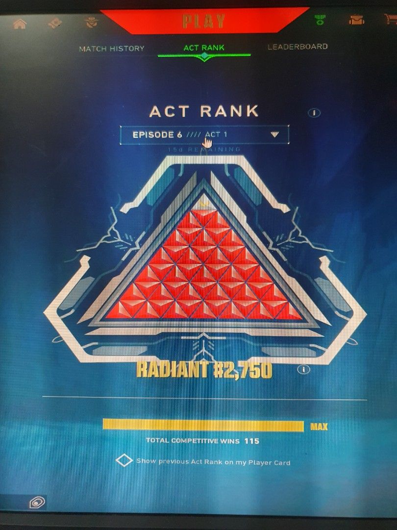 Valorant Peak Radiant Account, Video Gaming, Gaming Accessories, In ...