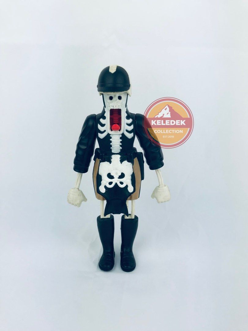Vintage 1988 Real Ghostbusters X-Cop Police Skeleton Haunted Human ...