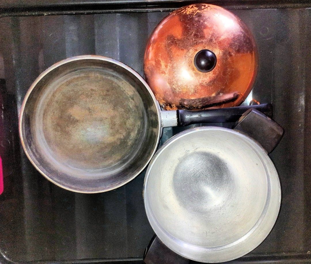 Vintage 60s Wear Ever Hallite Aluminum Double Boiler Cooking Pot With ...