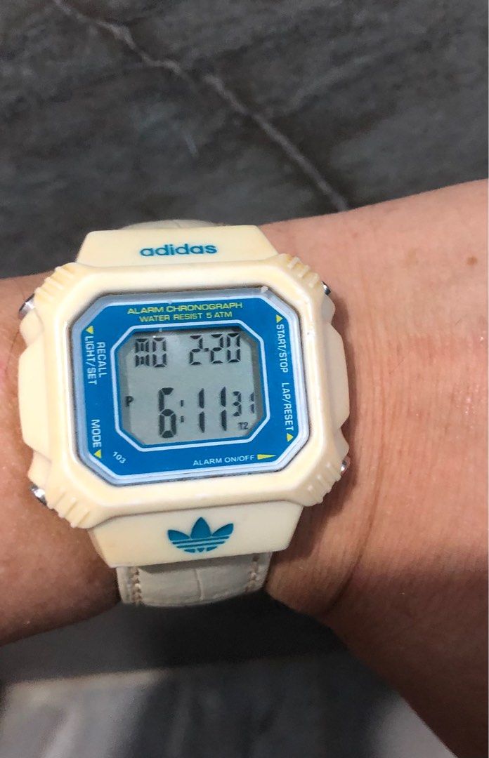 Vintage 80s Adidas Originals Watch, Men's Fashion, Watches ...