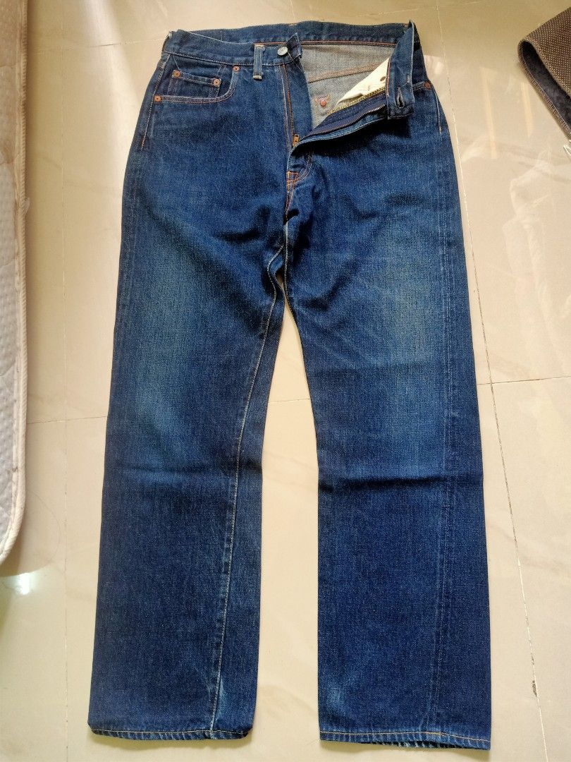 Vintage 90s DENIME 551ZXX JAPAN ORIZZONTI REPRO MODEL LEVIS BIG E PEK ...