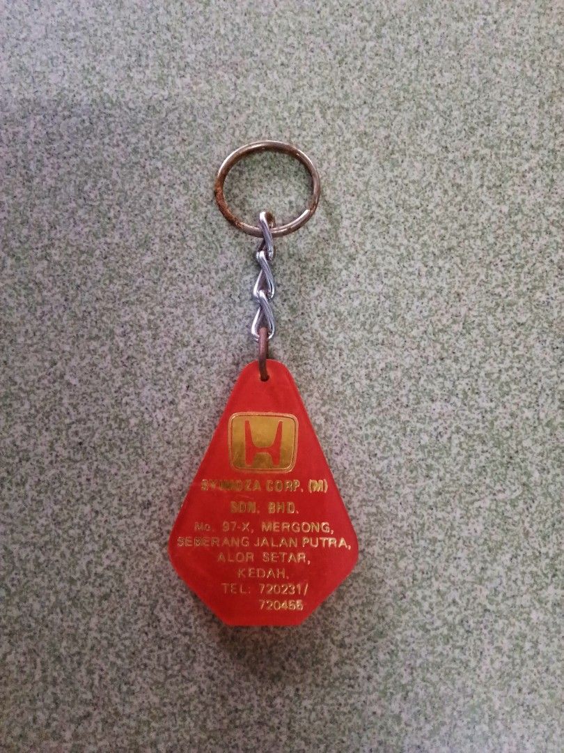 Vintage Honda Accord Keychain/Rantai Kunci Lama., Hobbies & Toys ...